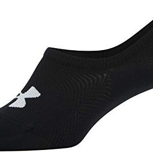 Under Armour Women's Breathe Lite Ultra Low Socks, Multipairs, Black (6-Pairs), Medium