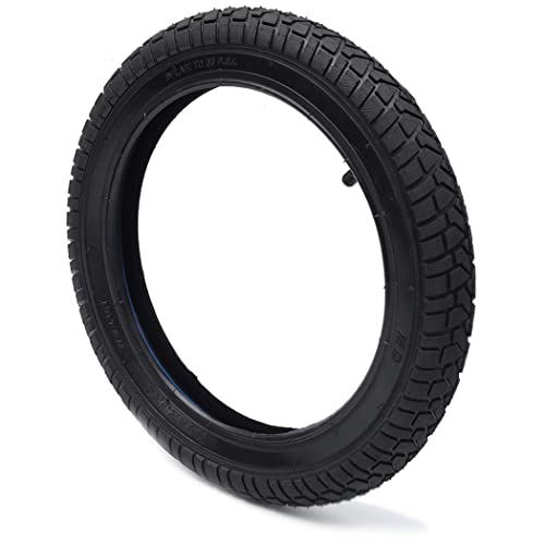 (2 Sets) 14” x 2.125 Kids Bike Replacement Tires and Tubes - Compatible with Most 14” Kids Bikes Like RoyalBaby, Joystar, and Dynacraft - Made from BPA/Latex Free Butyl Rubber