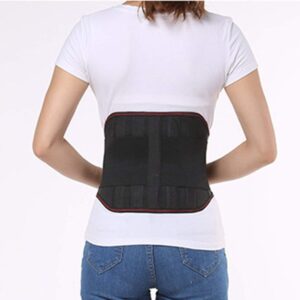 LSRRYD Double Pull Self-Heating Lumbar Support Belt for Pain Relief and Injury Prevention Scoliosis Or Herniated Disc (Size : X-Large)