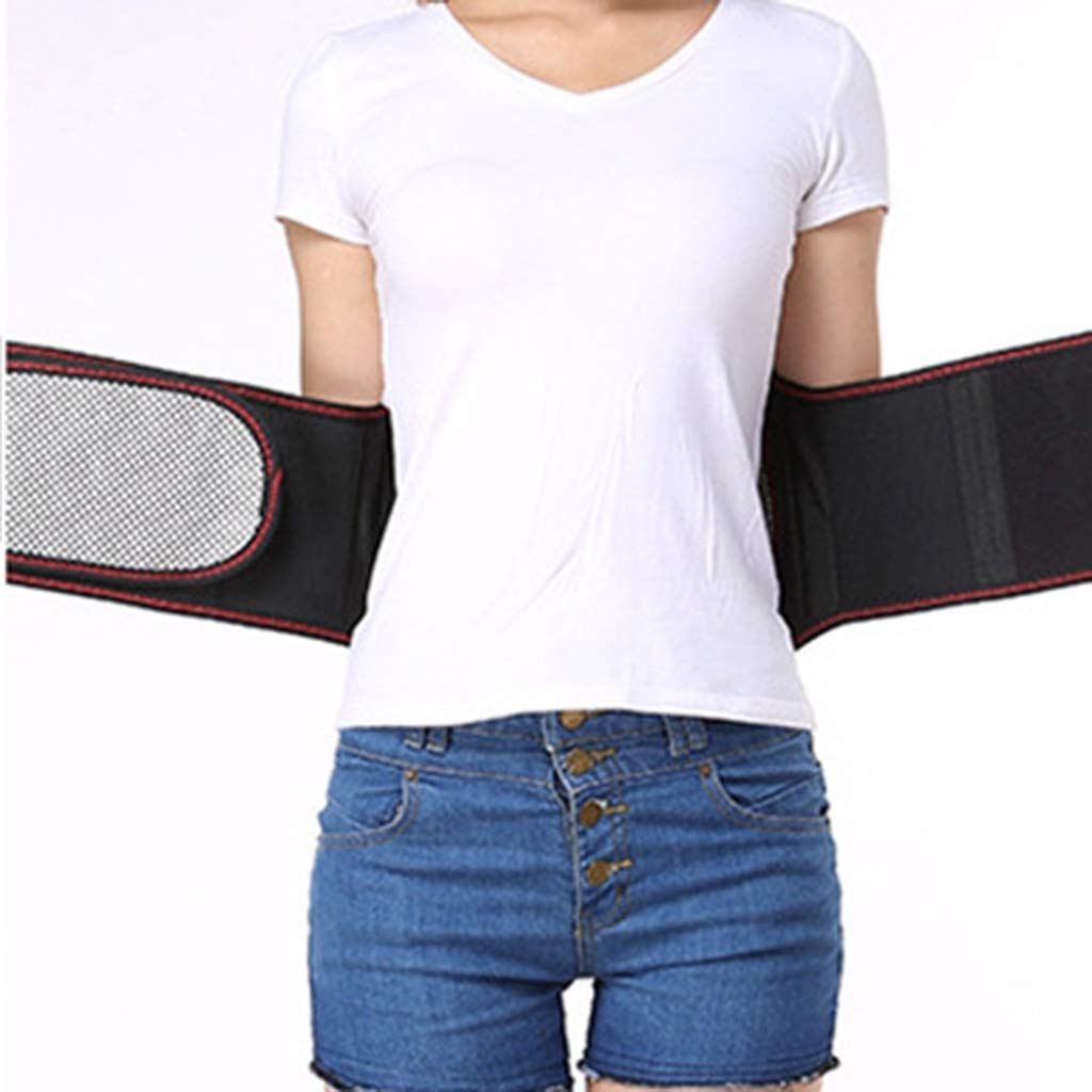 LSRRYD Double Pull Self-Heating Lumbar Support Belt for Pain Relief and Injury Prevention Scoliosis Or Herniated Disc (Size : X-Large)