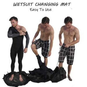 J&C Wetsuit Changing Mat Wetsuit Dry Bag Lightweight Waterproof Beach Surf Changing Mat for Kayak Diving Surf Beach Scuba (35inches/90cm)