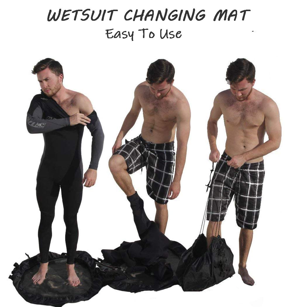 J&C Wetsuit Changing Mat Wetsuit Dry Bag Lightweight Waterproof Beach Surf Changing Mat for Kayak Diving Surf Beach Scuba (35inches/90cm)