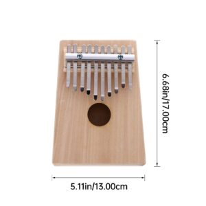 MILISTEN Kalimba Thumb Piano 10 Keys Mbira 10 Tone Finger Piano DIY Kit African Musical Instrument for Beginners Kids Adult Hand Painting Supplies