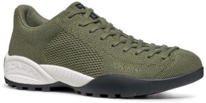 scarpa mojito bio lightweight outdoor shoes for hiking and walking - military - 10-10.5