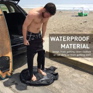 J&C Wetsuit Changing Mat Wetsuit Dry Bag Lightweight Waterproof Beach Surf Changing Mat for Kayak Diving Surf Beach Scuba (35inches/90cm)