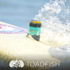 Toadfish Non-Tipping Can Cooler for 12oz Cans - Suction Cup Can Cooler for Beer & Soda - Includes Slim Can Adapter - Stainless Steel Double-Wall Vacuum Insulated Cooler - Graphite