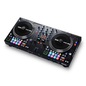 rane one - complete dj set and dj controller for serato dj with integrated dj mixer, motorized platters and serato dj pro included