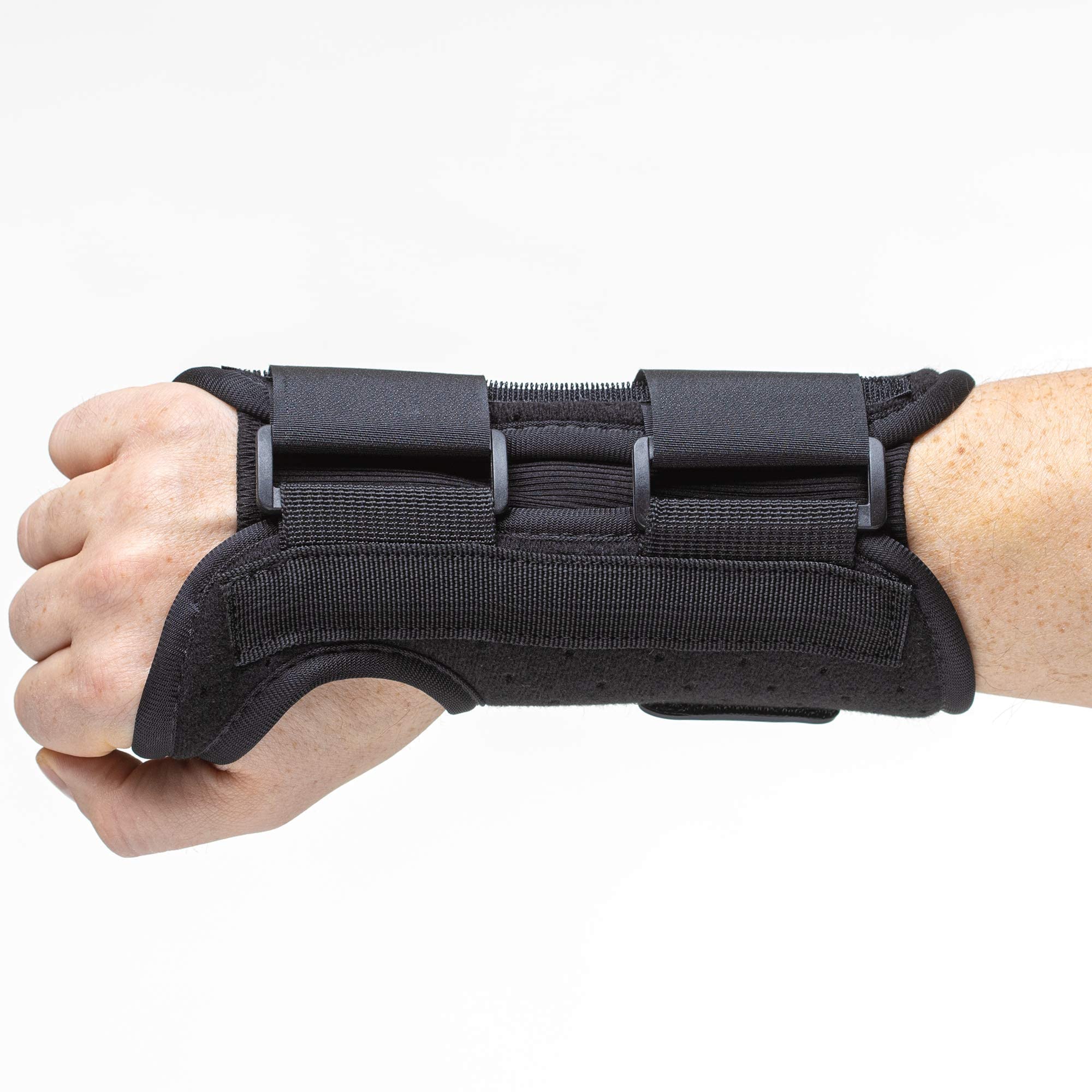 ZOFORE SPORT Carpal Tunnel Wrist Brace Support with 2 Straps and Metal Splint Stabilizer - Helps Relieve Tendinitis Arthritis Carpal Tunnel Pain - Reduces Recovery Time for Men Women - Left (L/XL)