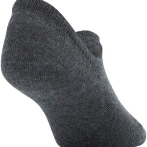 Under Armour Adult Essential Ultra Low Tab Socks, Multipairs, Black Heather (3-Pairs), Medium