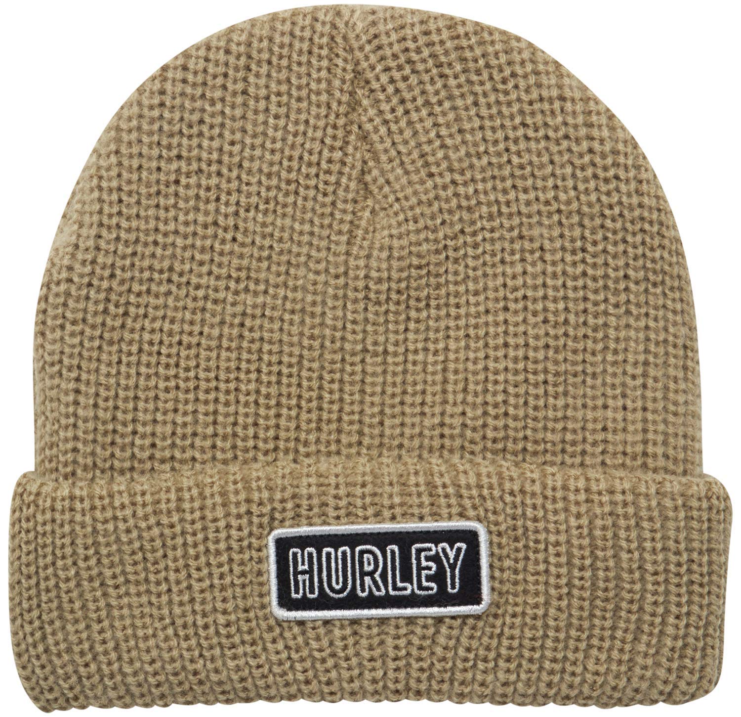 Hurley Men's Winter Hat - West Bank Adjustable Cuff Beanie, Size One Size, Mystic Stone