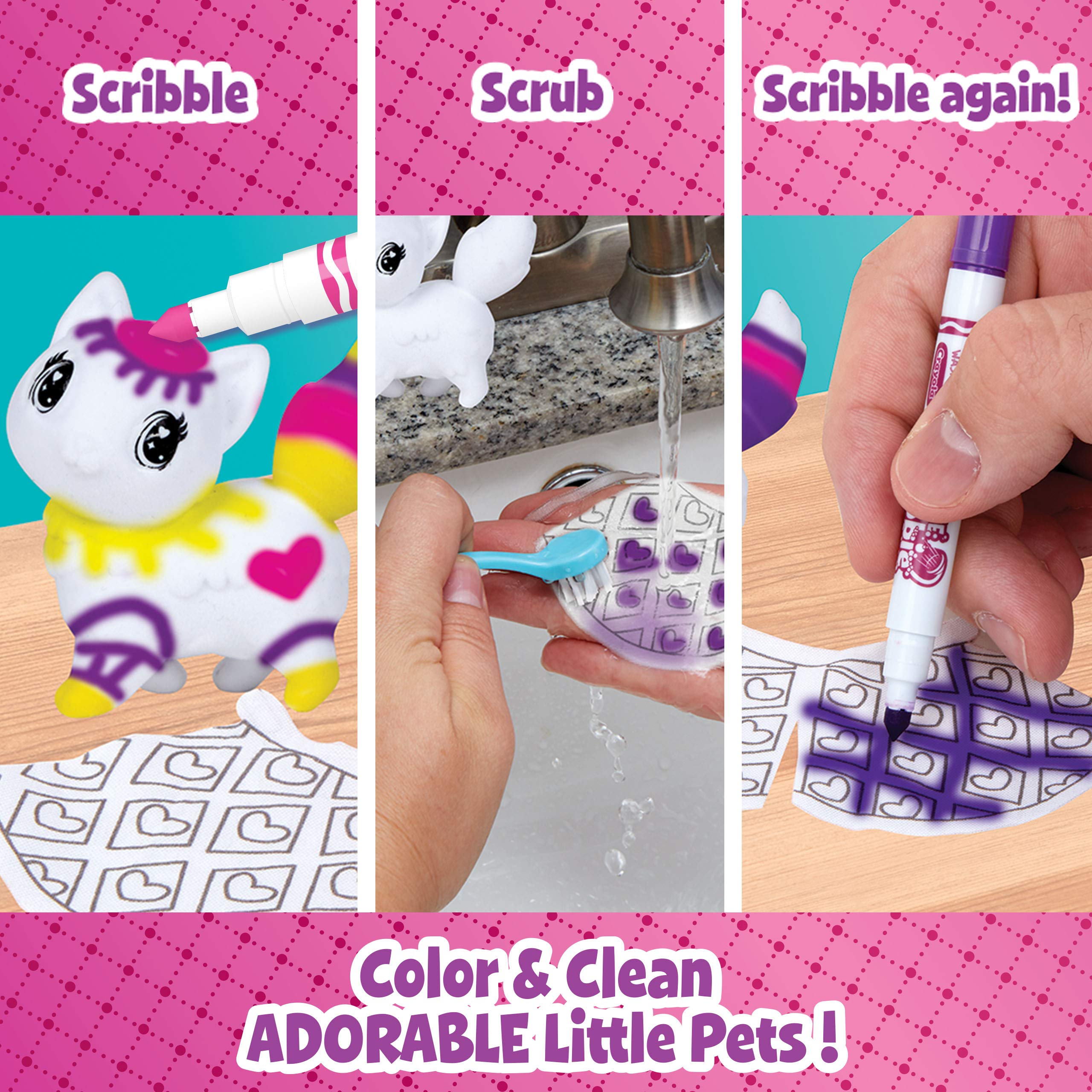 Crayola Scribble Scrubbie Pets Princess Playset, Kids Toys, Gift for Girls & Boys