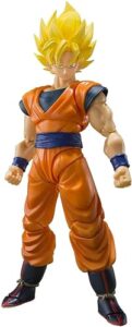 tamashii nations - dragon ball z - super saiyan full power son goku, bandai spirits s.h.figuarts action figure