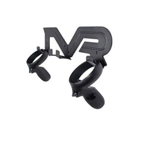 oculus vr htc vive valve index headset wall mount bracket (black)