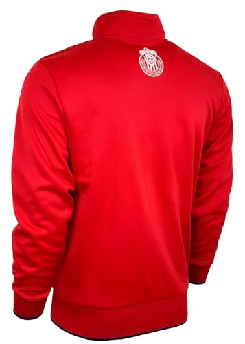 Icon Sports Chivas Jacket, Licensed Men's Chivas Del Guadalajara Full Zip Track Jacket (Small)