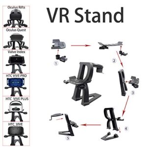 Oculus Quest 2 vr Headset Storage Rack vr Display Stand (Black)