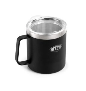 gsi outdoors 63255 glacier ss 15 oz camp cup black