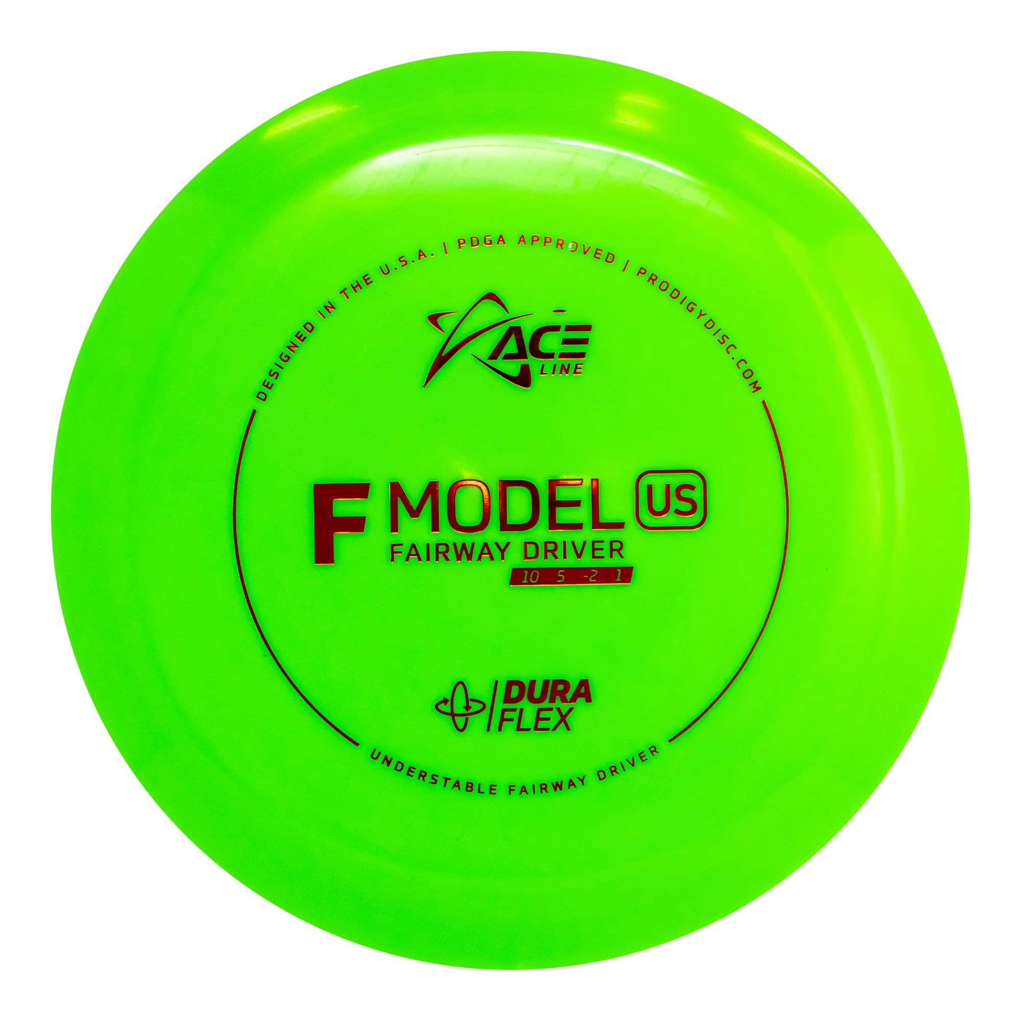 Prodigy Discs Ace Line DuraFlex F Model US Fairway Driver Golf Disc [Colors May Vary] - 170-176g