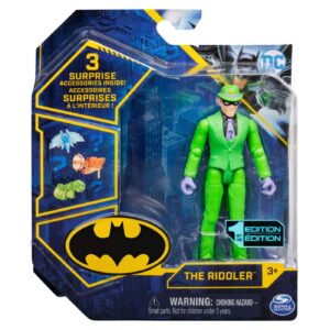 dc batman 2021 riddler 4-inch action figure by spin master