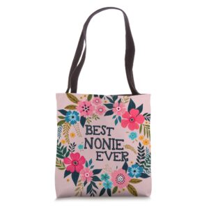 funny best nonie ever tote bag gifts ideas for nonie tote bag