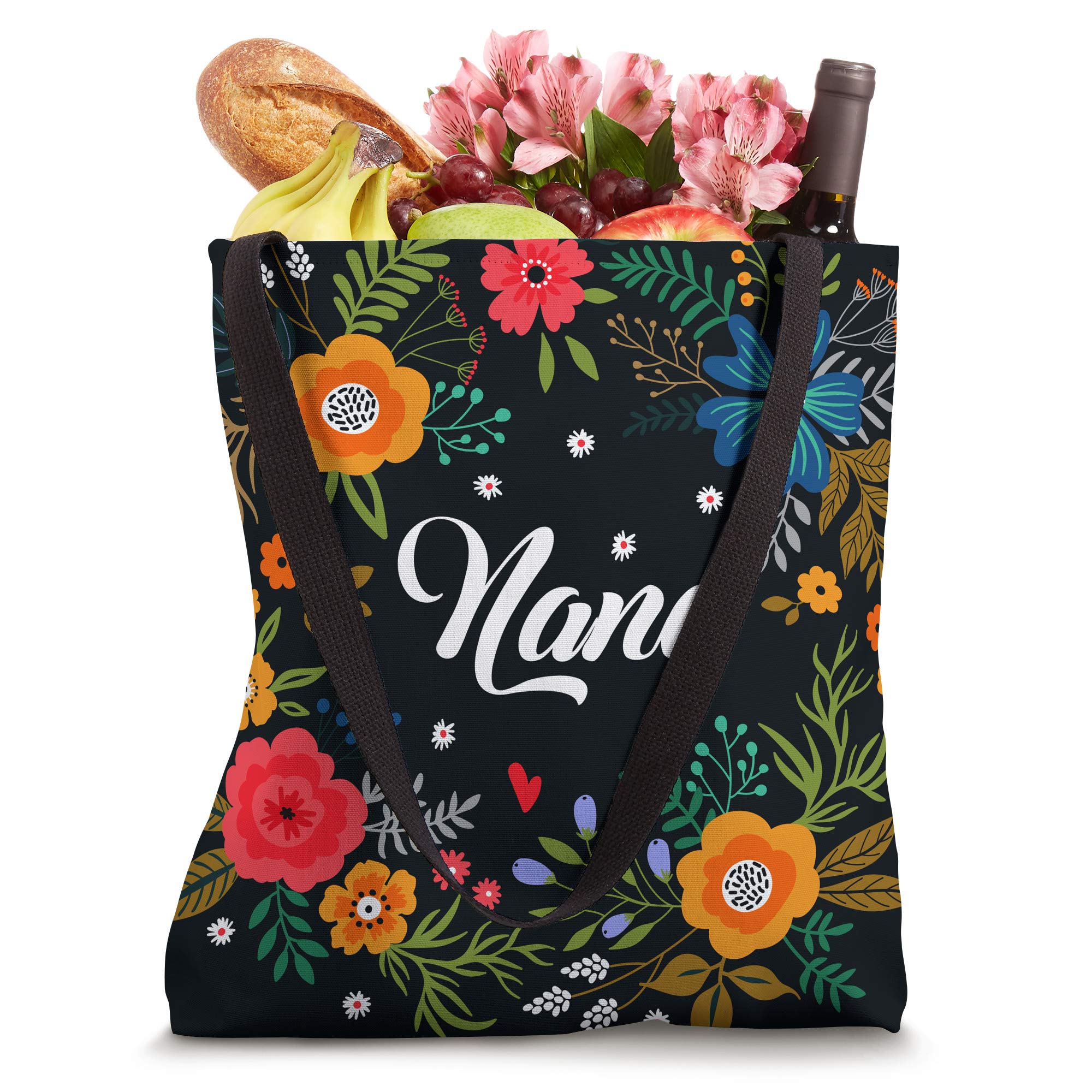 Cute Nana Tote Bag Floral Tote Bag Best Gift For Nana Tote Bag