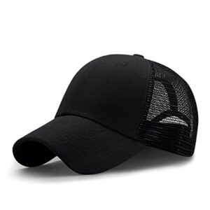 voastek baseball cap workout hat for men women gorras para hombres, adjustable plain classic running hat