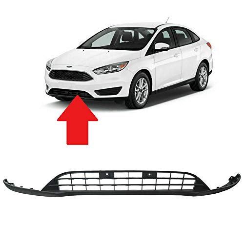 TOPAZ F1EZ17626A Front Bumper Valance Panel Lip Chin Lateral Grille Fit for 2015-2018 Ford Focus