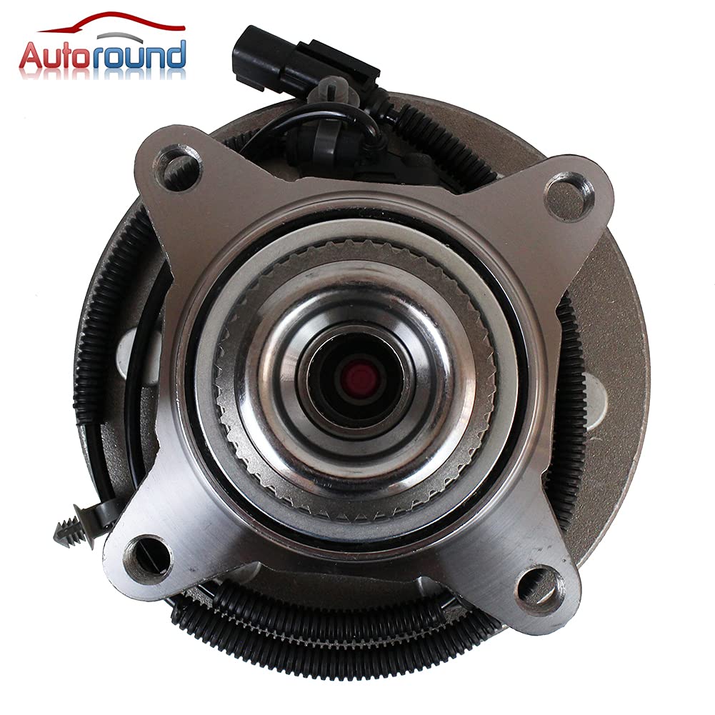 Autoround 515142 4WD/AWD Front Wheel Bearing and Hub Assembly Compatible with Ford F-150/ Expedition, Lincoln Navigator 2011 2012 2013 2014 6 Lug W/ABS