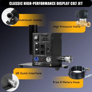 CO2 Cannon Professional Carbon Dioxide Gas Co2 Blaster Jet Machine DJ CO2 Jet Machine Stage Effect Machine for Nightclubs (LCD)