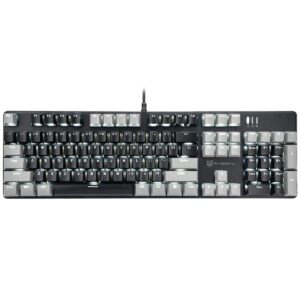 qisan mechanical gaming keyboard full size 104 keys us layout wired keyboard brown switch backlit keyboard gaming computer keyboards | ergonomic keyboard | computer accessories | gaming desktop