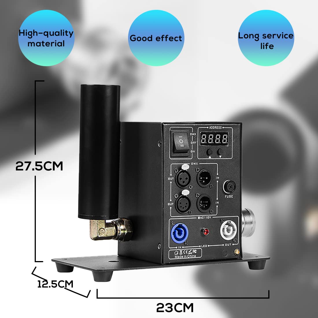 CO2 Cannon Professional Carbon Dioxide Gas Co2 Blaster Jet Machine DJ CO2 Jet Machine Stage Effect Machine for Nightclubs (LCD)