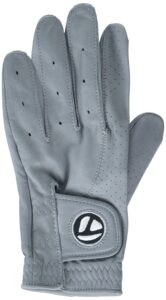 taylormade men's standard tour preferred glove, gray, large