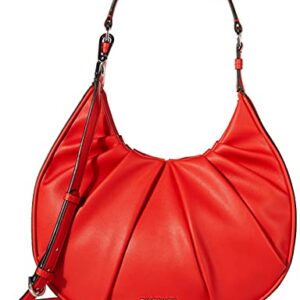 Calvin Klein Myla Novelty Hobo Shoulder Bag, Crimson