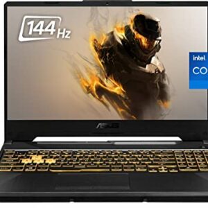 ASUS 2021 TUF Gaming Laptop, 15.6” 144Hz FHD IPS Display, 11th Gen Intel Core i7-11800H (up to 4.60Ghz), GeForce RTX 3050, 16GB DDR4 RAM, 1TB PCIe NVMe SSD, Backlit KB, Windows 10