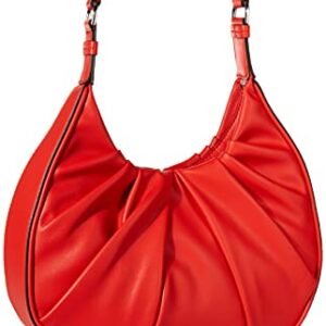 Calvin Klein Myla Novelty Hobo Shoulder Bag, Crimson