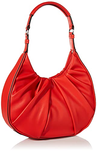 Calvin Klein Myla Novelty Hobo Shoulder Bag, Crimson