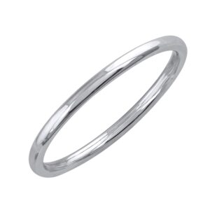 950 platinum 1.5 mm plain wedding band (ring size 4.75)