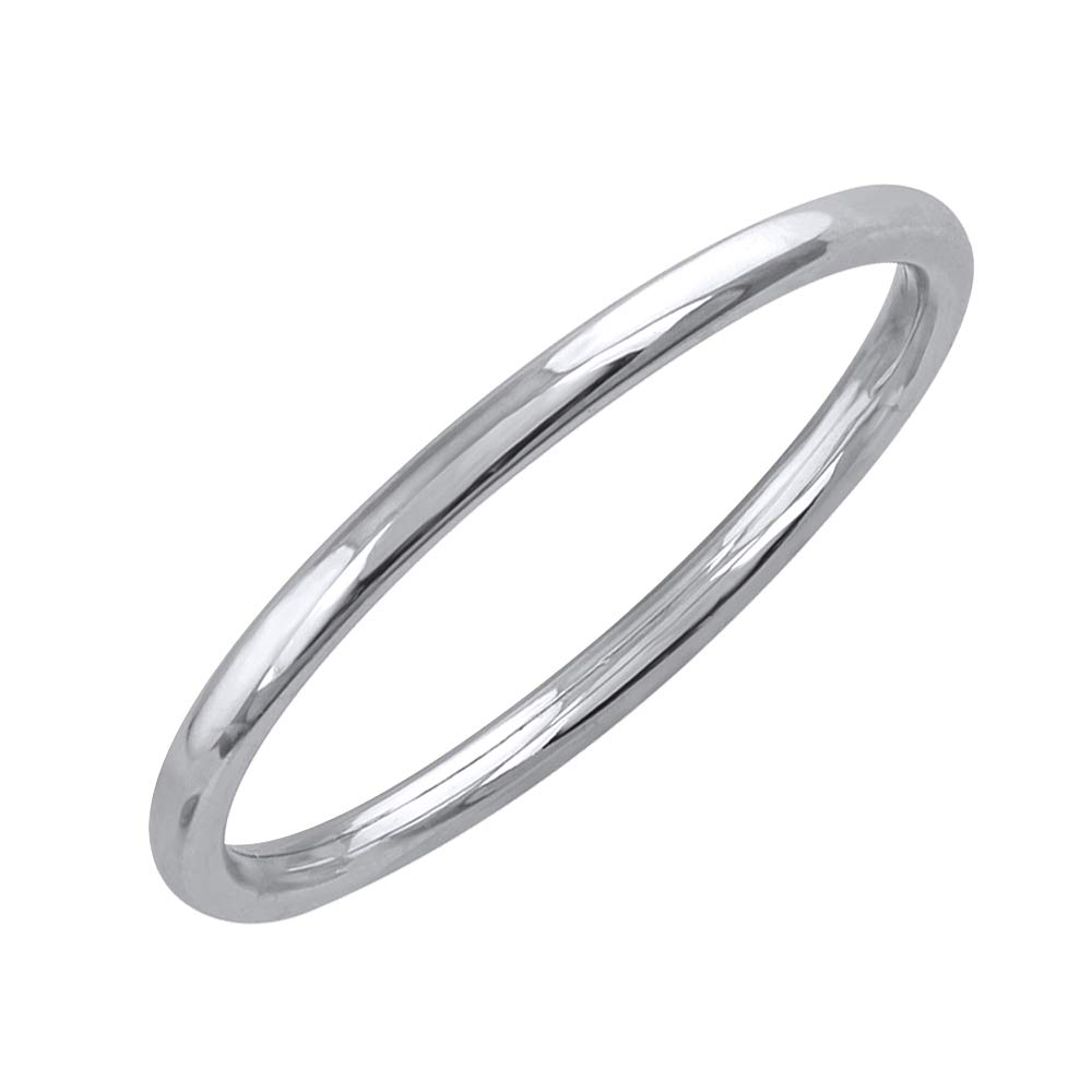 950 Platinum 1.5 mm Plain Wedding Band (Ring Size 4.75)