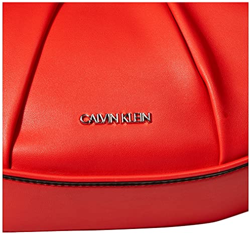 Calvin Klein Myla Novelty Hobo Shoulder Bag, Crimson