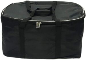 satnam nylon tabla drum gig bag case for tabla drum set - black