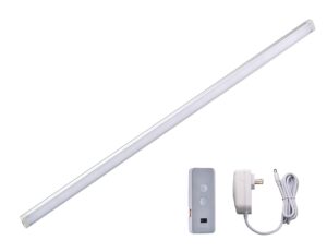 black+decker works with alexa smart under cabinet lighting, adjustable leds, 24" bar, white