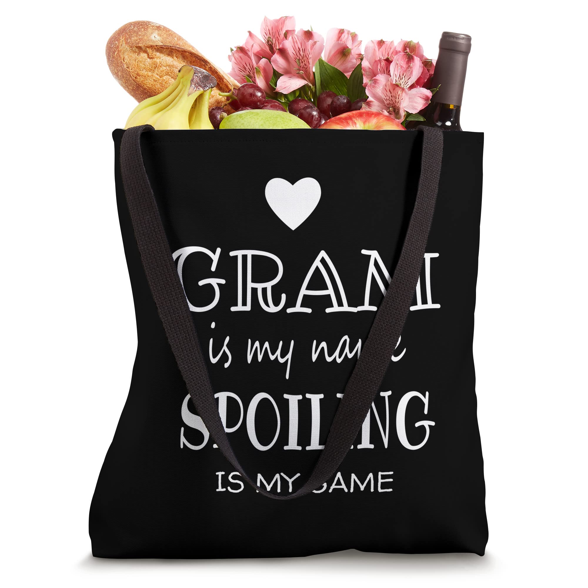 Gram Is My Name Funny Grandmother Gifts for Gram Grandma Tote Bag