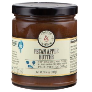 fischer & wieser pecan apple butter, 10.6 oz., pack of 2