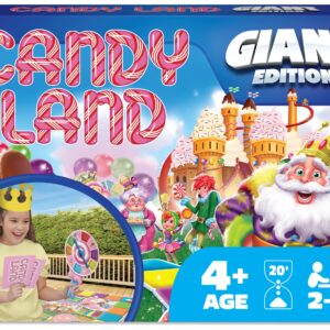 Giant Candy Land Game for Kids Party Board Game Indoor/Outdoor with Oversized Gameboard Summer Toy for Preschoolers, Kids, & Families Ages 4 and up