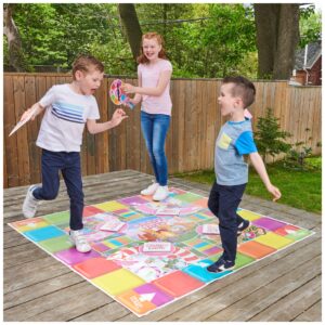 Giant Candy Land Game for Kids Party Board Game Indoor/Outdoor with Oversized Gameboard Summer Toy for Preschoolers, Kids, & Families Ages 4 and up