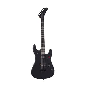 evh 5150 series standard electric guitar - stealth black with ebony fingerboard