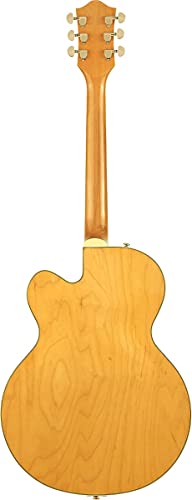 Gretsch G2410TG Streamliner Hollow Body Single-Cut with Bigsby and Gold Hardware, Laurel Fingerboard Electric Guitar (Right-Handed, Village Amber)