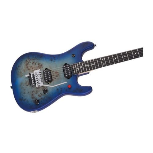 EVH 5150 Series Deluxe Poplar Burl Electric Guitar - Aqua Burst