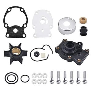 bdfhyk 393630 water pump impeller repair kit with housing for johnson evinrude, 2-stroke(20,25,30,35 hp) outboard engines replace 393630,0393630,sierra 18-3382