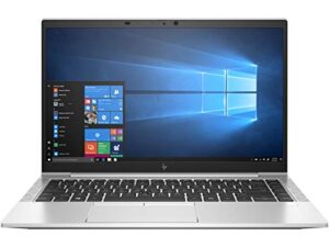 newest hp elitebook 840 g7 14" fhd ips premium business laptop, 10th gen intel core i7-10610u, 16gb ram, 512gb pcie ssd, backlit keyboard, fingerprint reader, wifi 6, usb-c, windows 10 pro, silver