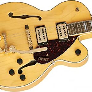 Gretsch G2410TG Streamliner Hollow Body Single-Cut with Bigsby and Gold Hardware, Laurel Fingerboard Electric Guitar (Right-Handed, Village Amber)